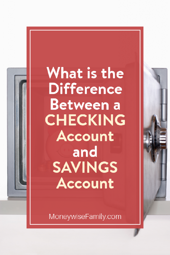 What is the difference between a checking and savings account